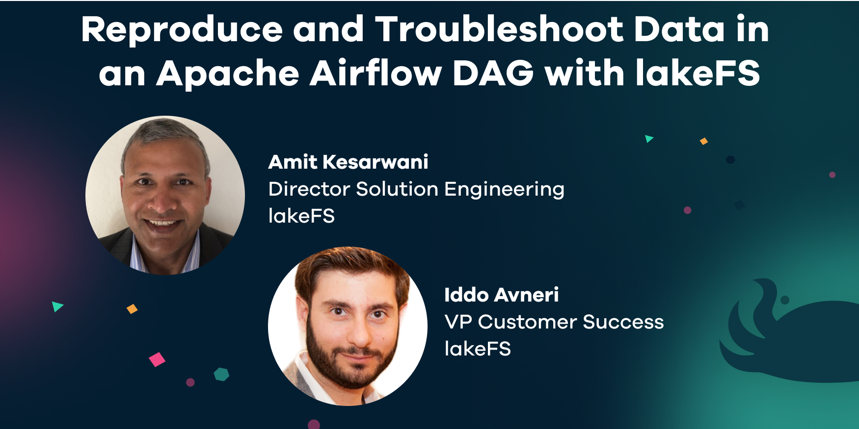 Reproduce & Troubleshoot Data in an Apache Airflow DAG - WEBINAR